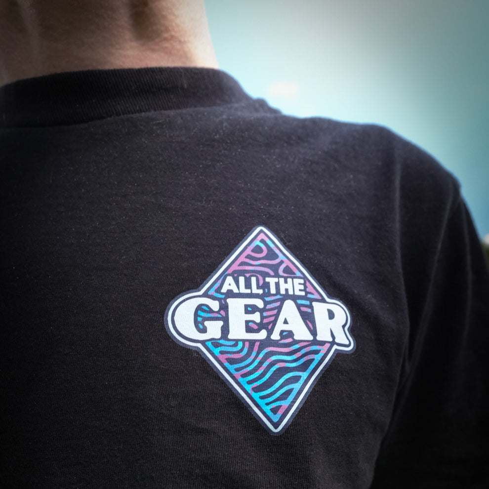 T-Shirt | All the Gear Classic Print - Black – ICONBOX